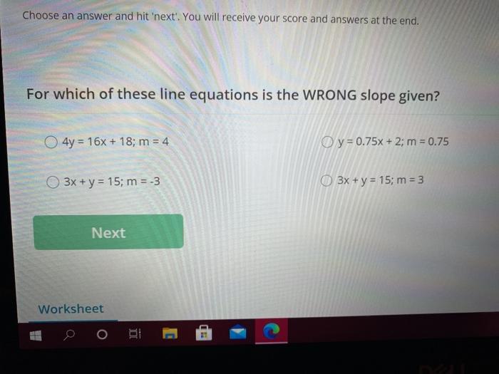 Solved I am unsure how to verify what the slope should be. | Chegg.com