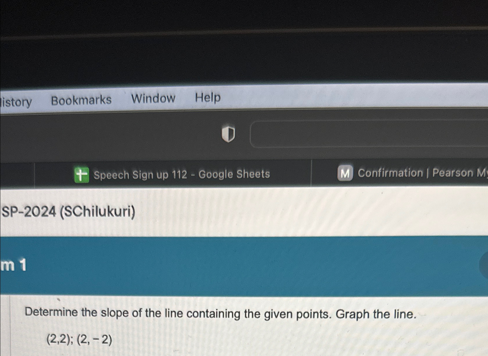 Solved Speech Sign up 112 - ﻿Google SheetsM Confirmation | | Chegg.com