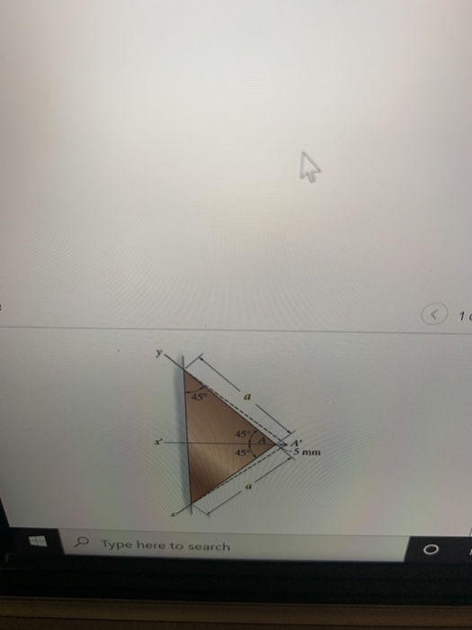 Solved The triangular plate is fixed at its base, and its | Chegg.com
