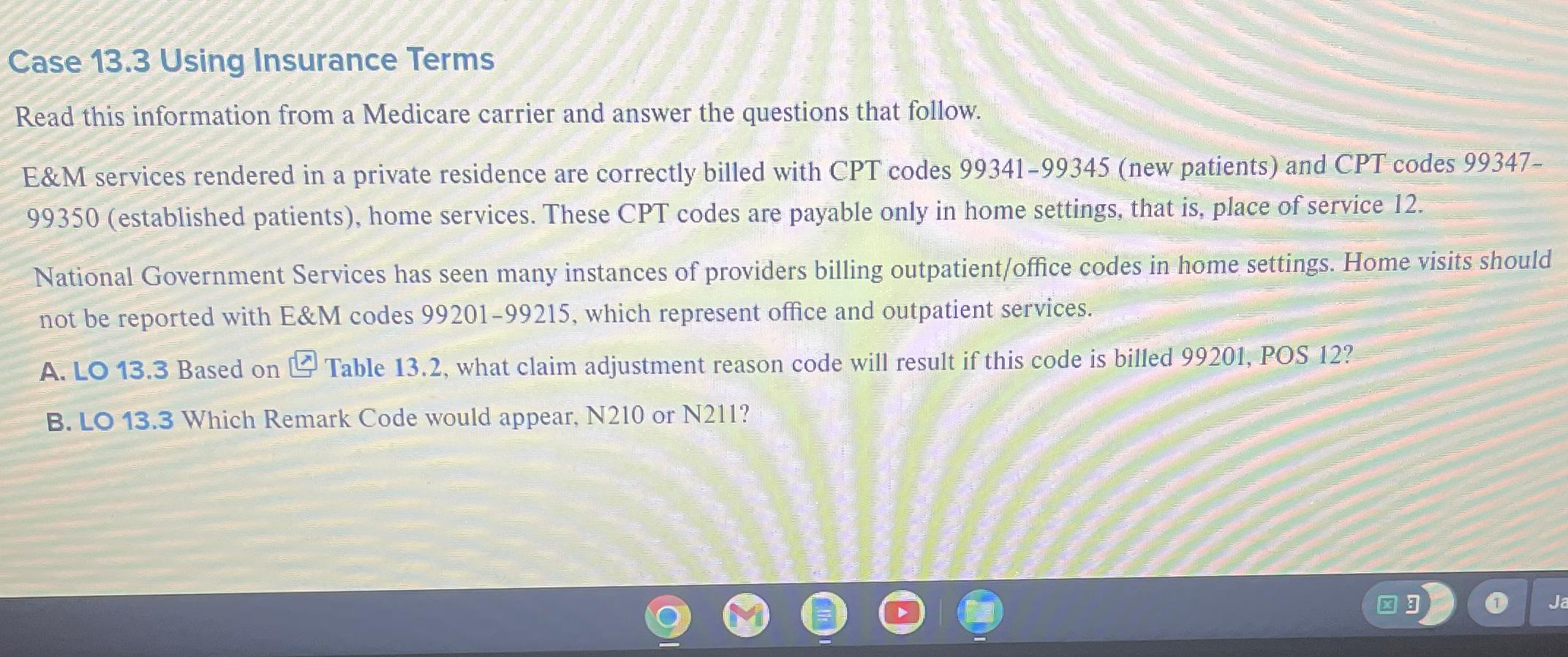 Solved Case 13.3 ﻿Using Insurance TermsRead this information | Chegg.com