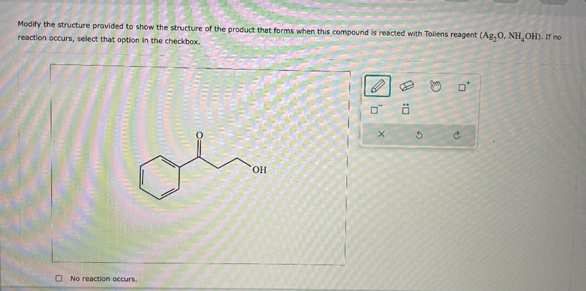 Solved Modify the structure provided to show the structure | Chegg.com