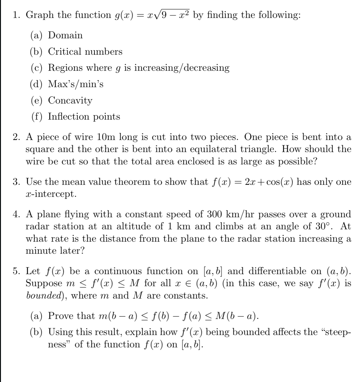 Solved Graph the function g(x)=x9-x22 ﻿by finding the | Chegg.com