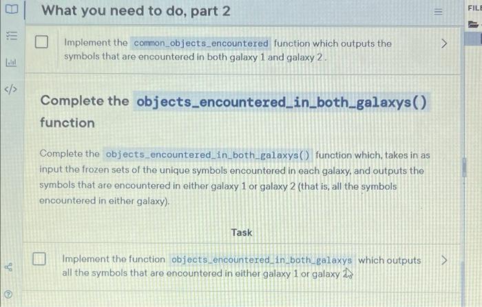 Lab Assessment 6: Space Explorer (Dictionaries and | Chegg.com