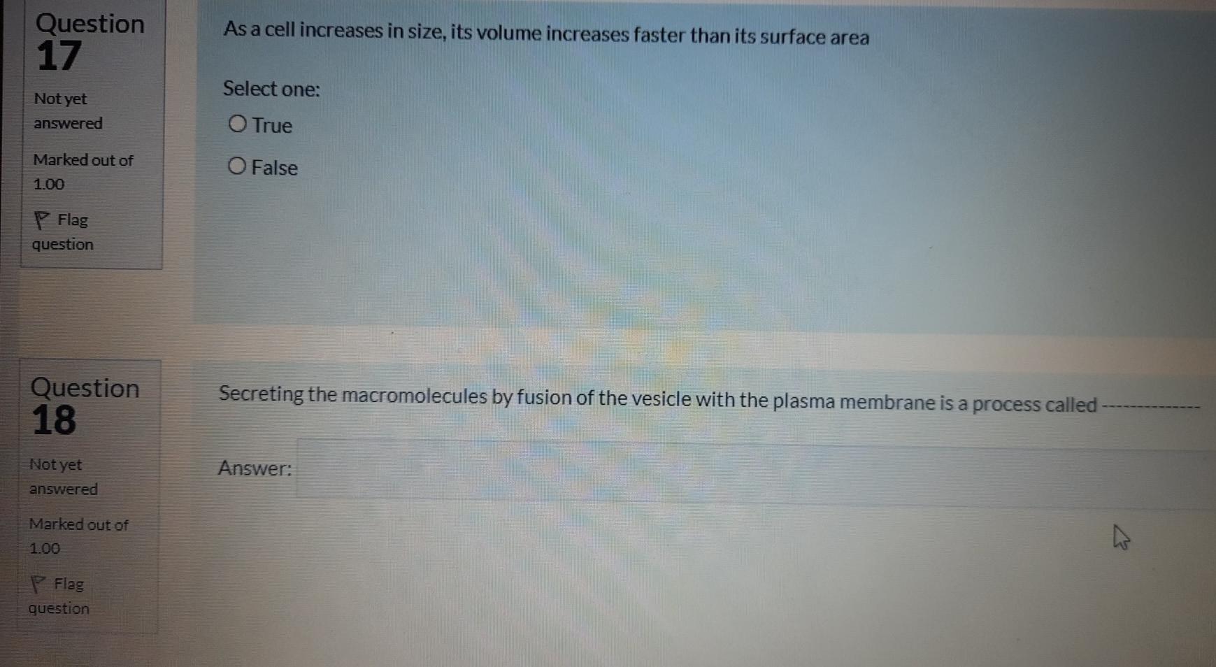 Solved As a cell increases in size, its volume increases | Chegg.com