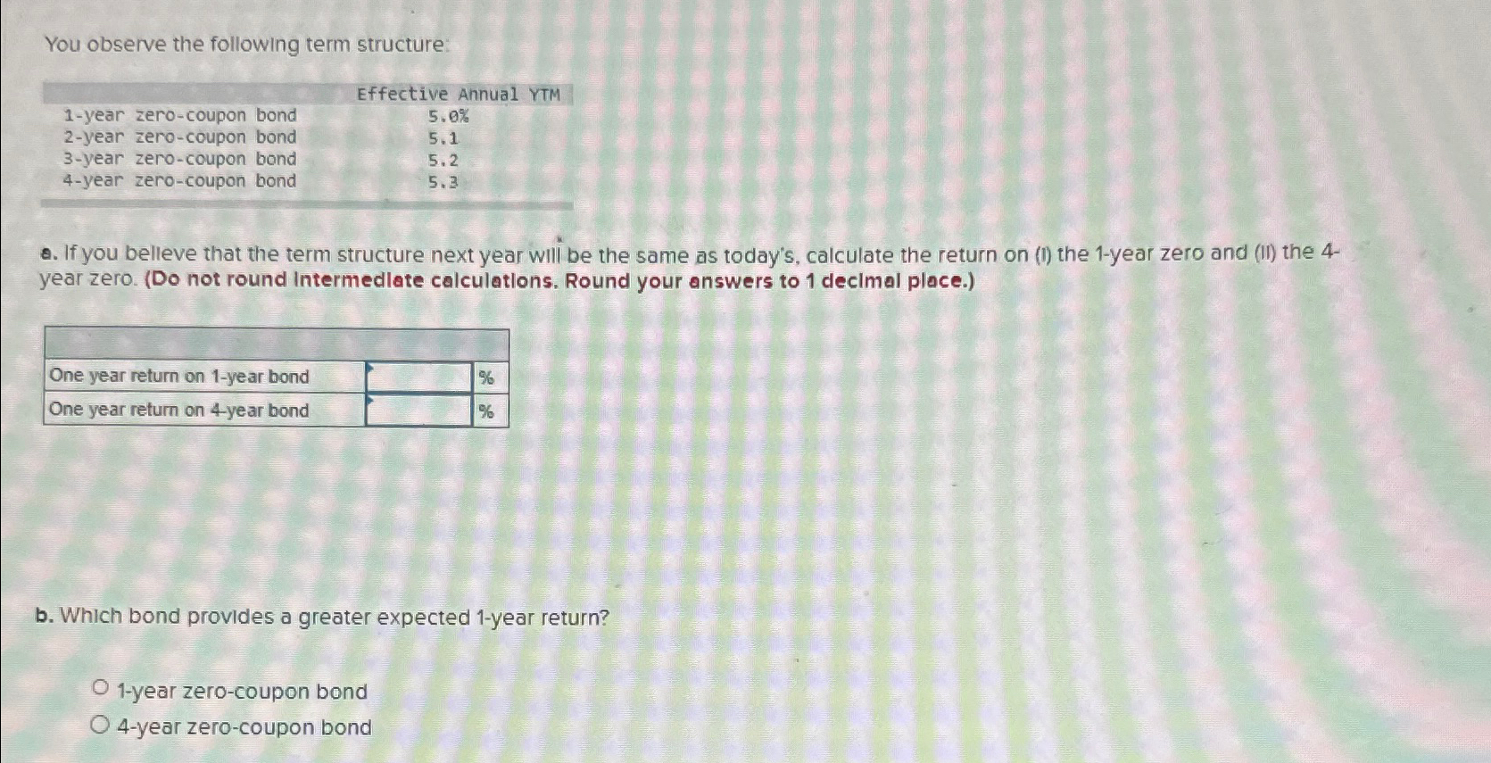 Solved You observe the following term | Chegg.com