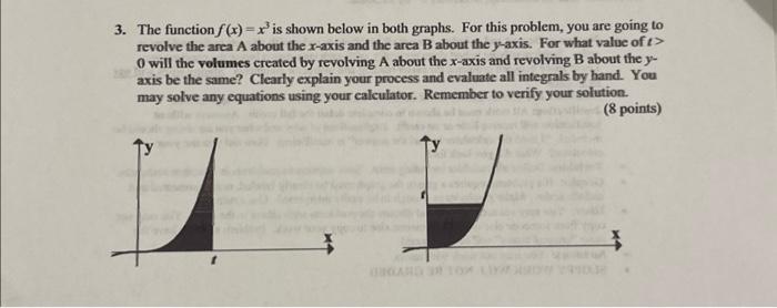 3. The function f(x)=x3 is shown below in both | Chegg.com