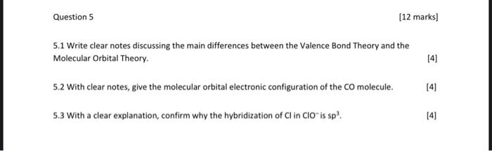 Solved Question 1 (Indicate whether each of the following | Chegg.com