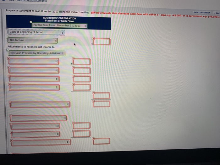 Solved Exercise 17-9 (Part Level Submission) Rodriquez | Chegg.com