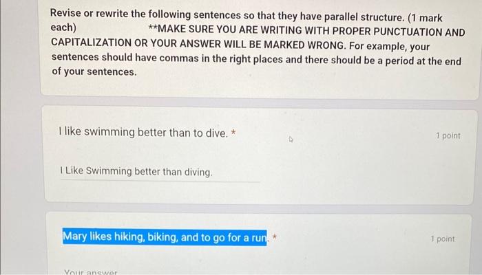 Revise or rewrite the following sentences so that | Chegg.com