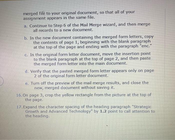Solved 12. In the last paragraph in the body of the letter, | Chegg.com
