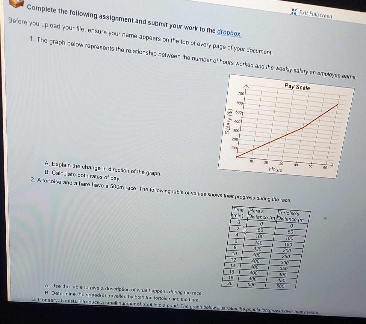 Solved Complete the following assignment and submit your | Chegg.com
