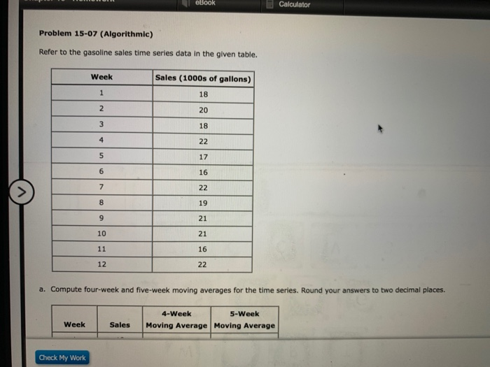 Solved eBook Calculator Problem 15-07 (Algorithmic) Refer to | Chegg.com