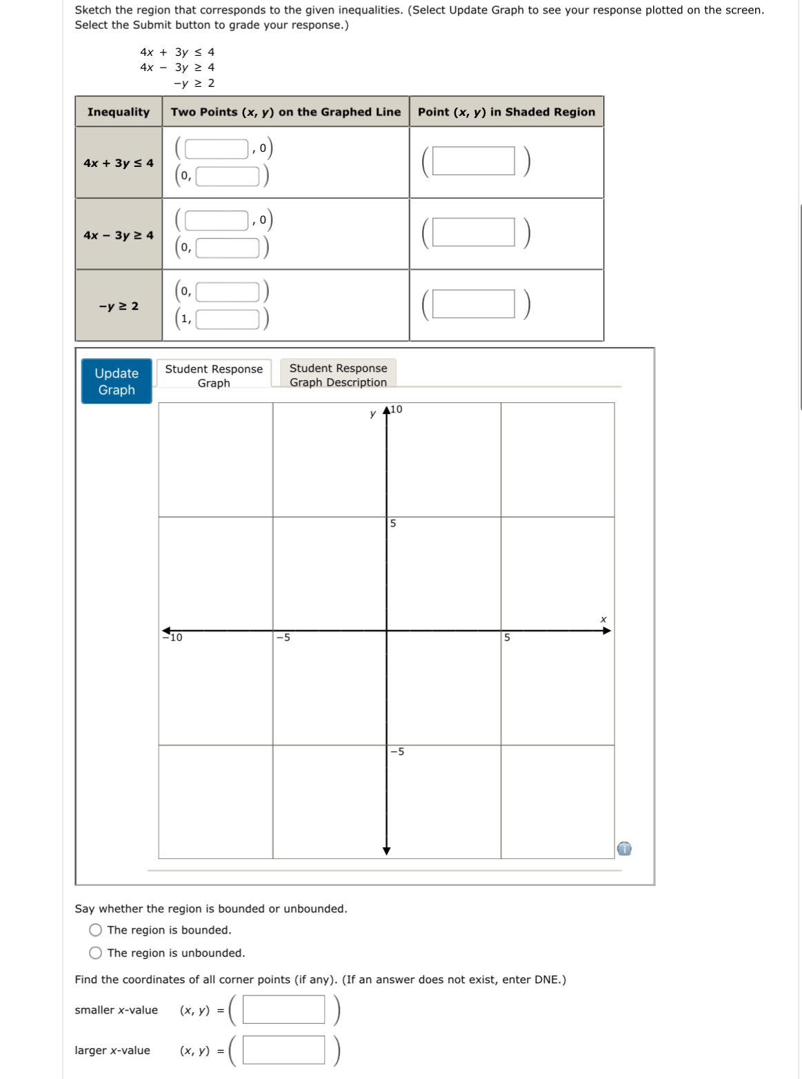 Solved Sketch the region that corresponds to the given | Chegg.com