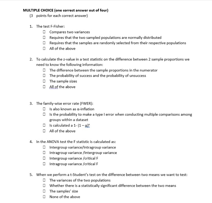 Solved MULTIPLE CHOICE (one correct answer out of four) (3 | Chegg.com
