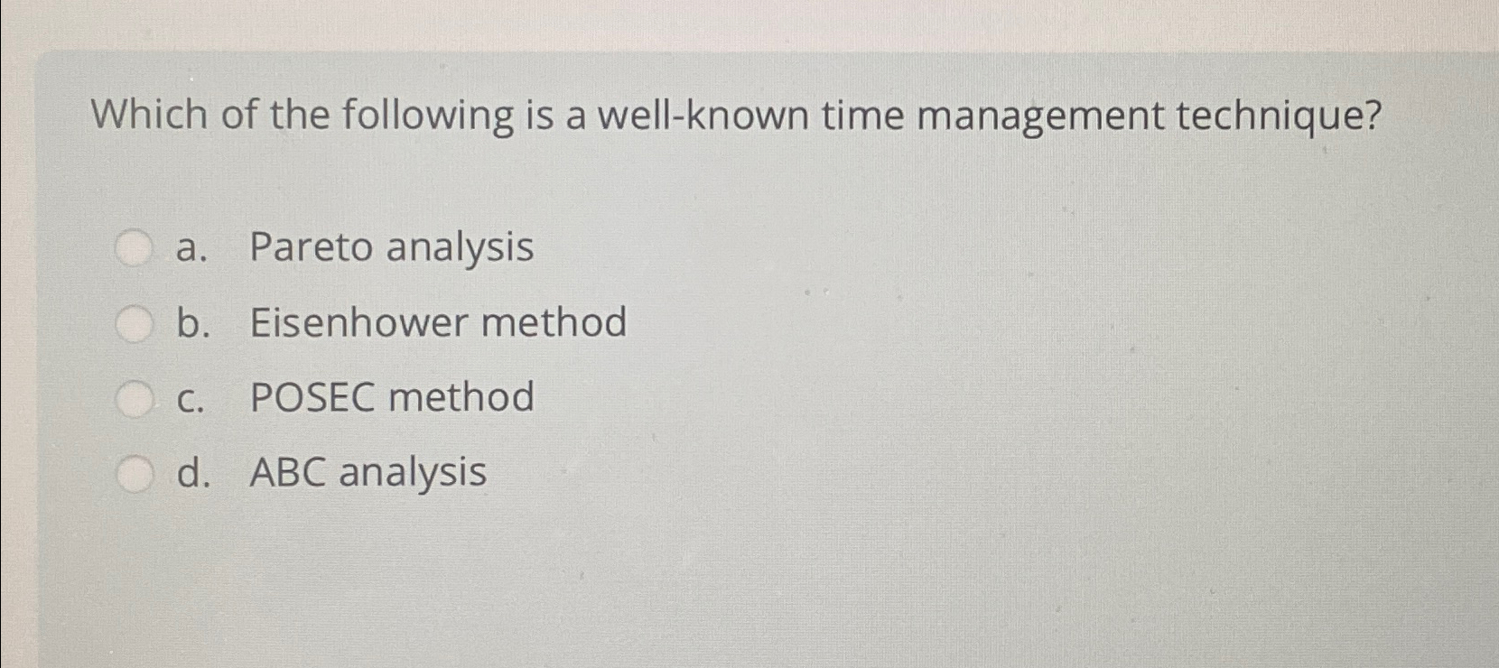 Solved Which of the following is a well-known time | Chegg.com