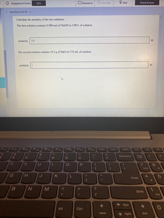 Solved 6 Assignment Score: 52% Resources [ Give Up! Hint | Chegg.com