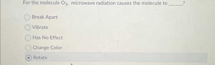 Solved For the molecule N₂, ultraviolet radiation causes the | Chegg.com