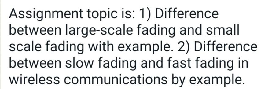 Solved Assignment topic is: 1) Difference between | Chegg.com