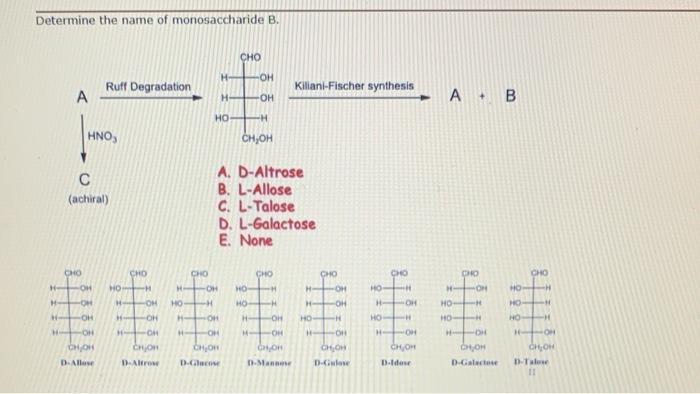 Solved There Are Four D Aldopentoses If Each Is Reduced