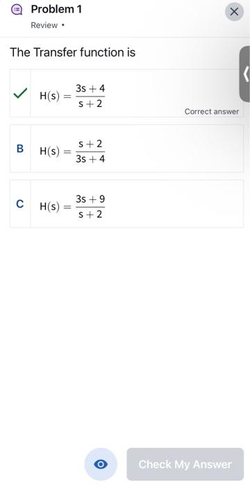 1 : For the step response given below, Find | Chegg.com