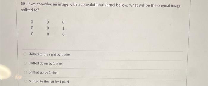 Solved S5. If we convolve an image with a convolutional | Chegg.com