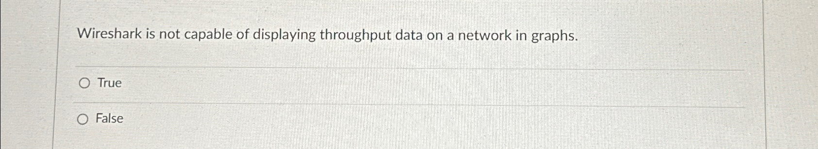 Solved Wireshark is not capable of displaying throughput | Chegg.com