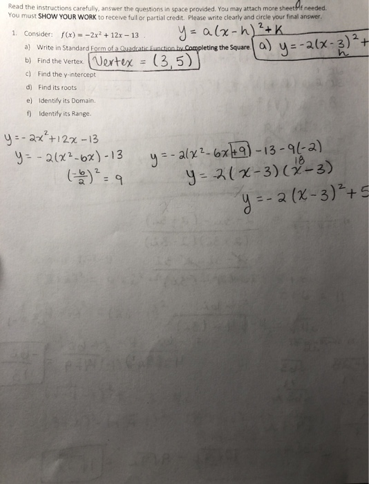 Solved in ) y=-26x-2) + Read the instructions carefully, | Chegg.com