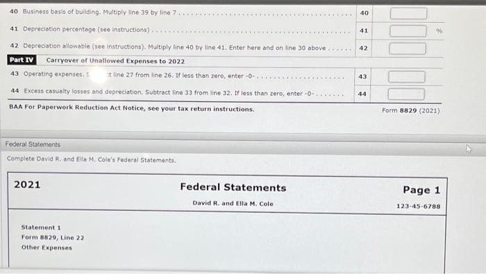 Solved David R, and Ella M. Cole (ages 39 and 39, | Chegg.com