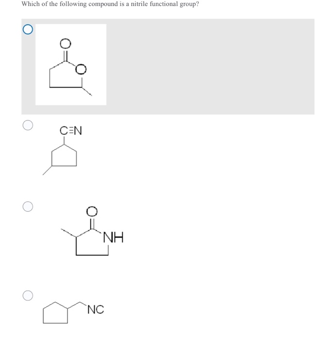 Solved What functional group(s) is/are present in the | Chegg.com