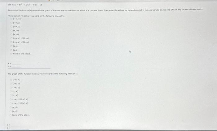 Solved Let r(x)=6r2+36r2+92r−19 | Chegg.com