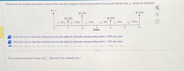 Solved Click the icon to view the interest and annuity table | Chegg.com
