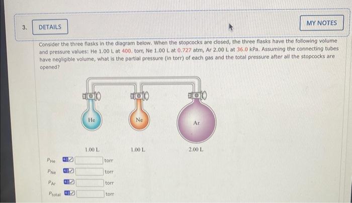 Solved Consider the three flasks in the diagram below. When | Chegg.com