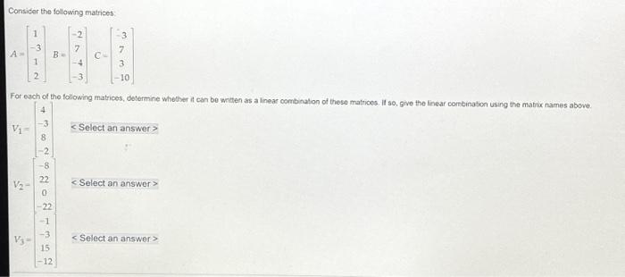 Solved linear methods 1 please solve fully and provide the | Chegg.com