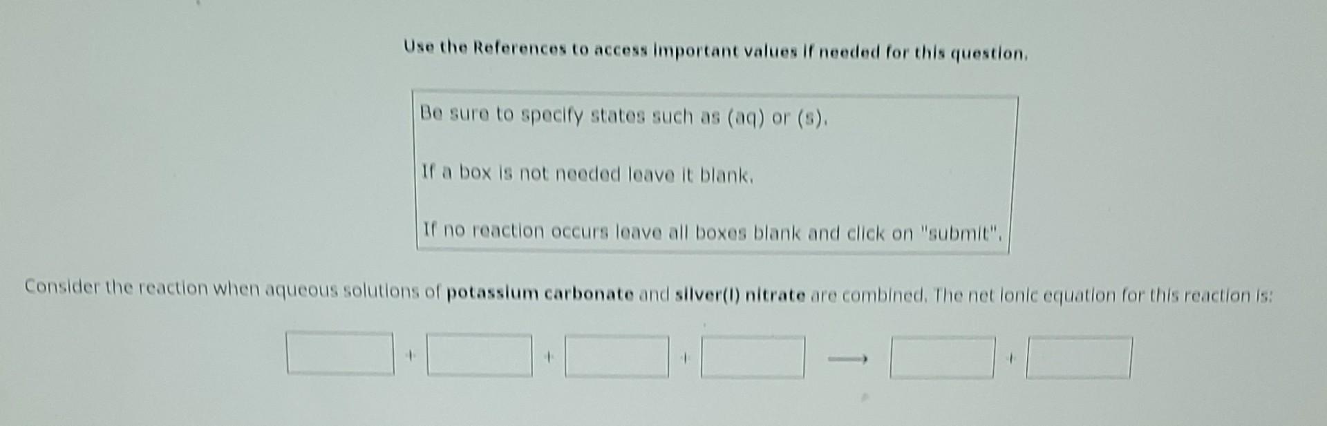 Solved Use the References to access important values If | Chegg.com