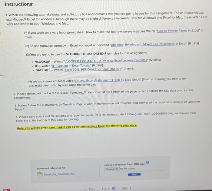 Solved Vatch the following tutorial videos and self-study | Chegg.com