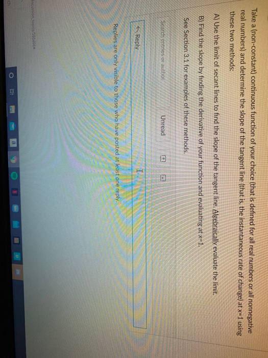 Solved Take a (non-constant) continuous function of your | Chegg.com
