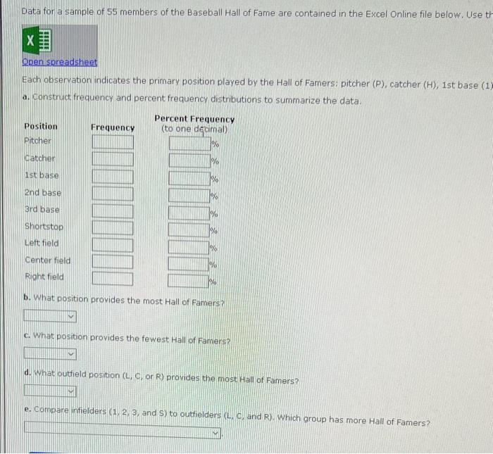 What outfield position ( L,C, or R ) provides the | Chegg.com