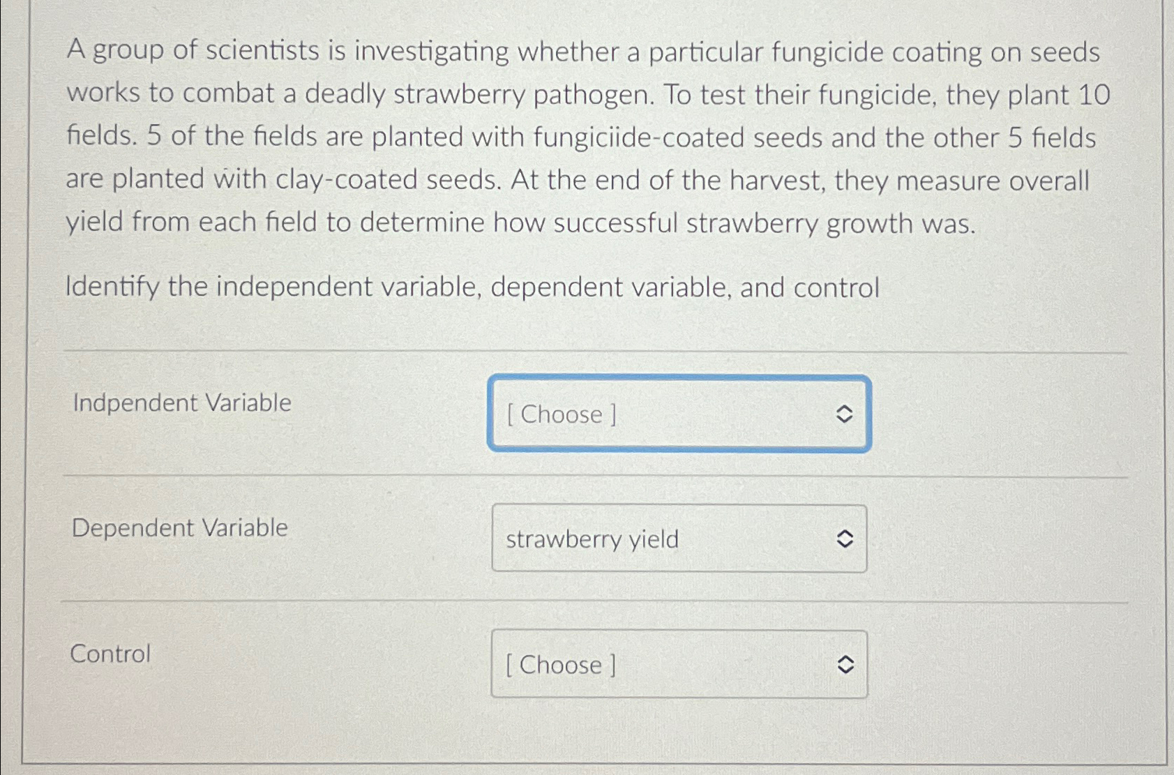 Solved A group of scientists is investigating whether a | Chegg.com