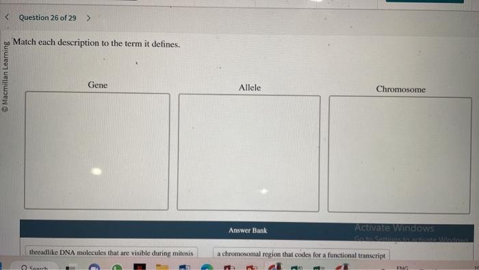 Solved Match each description to the term it defines. | Chegg.com