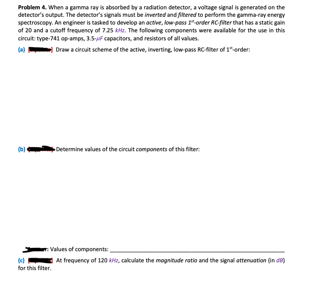 Solved Problem 4. ﻿When a gamma ray is absorbed by a | Chegg.com