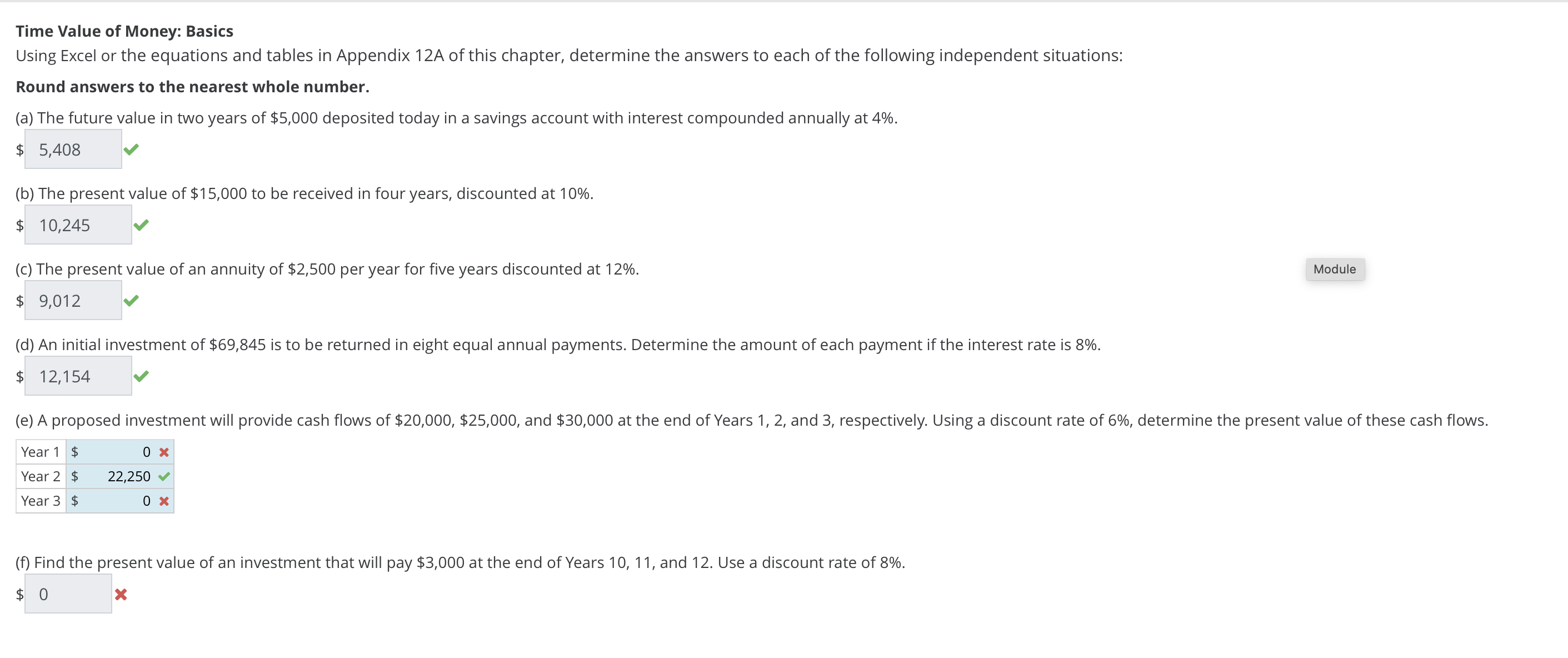Solved Time Value of Money: BasicsUsing Excel or the | Chegg.com