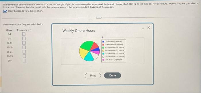 Solved The distrbution of ene number of hours that a random | Chegg.com