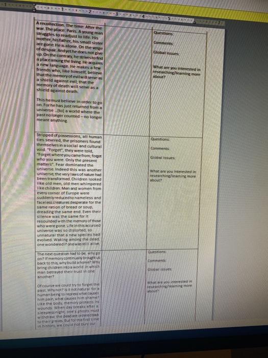 1.3 Central Text Quickwrite What comes to mind when | Chegg.com