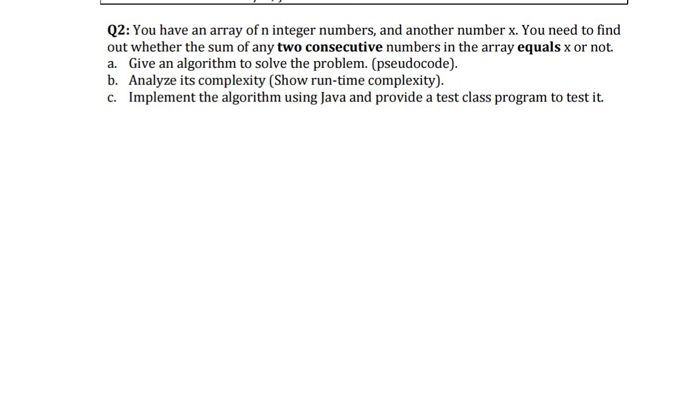 Solved Q2 You Have An Array Of N Integer Numbers And 8772