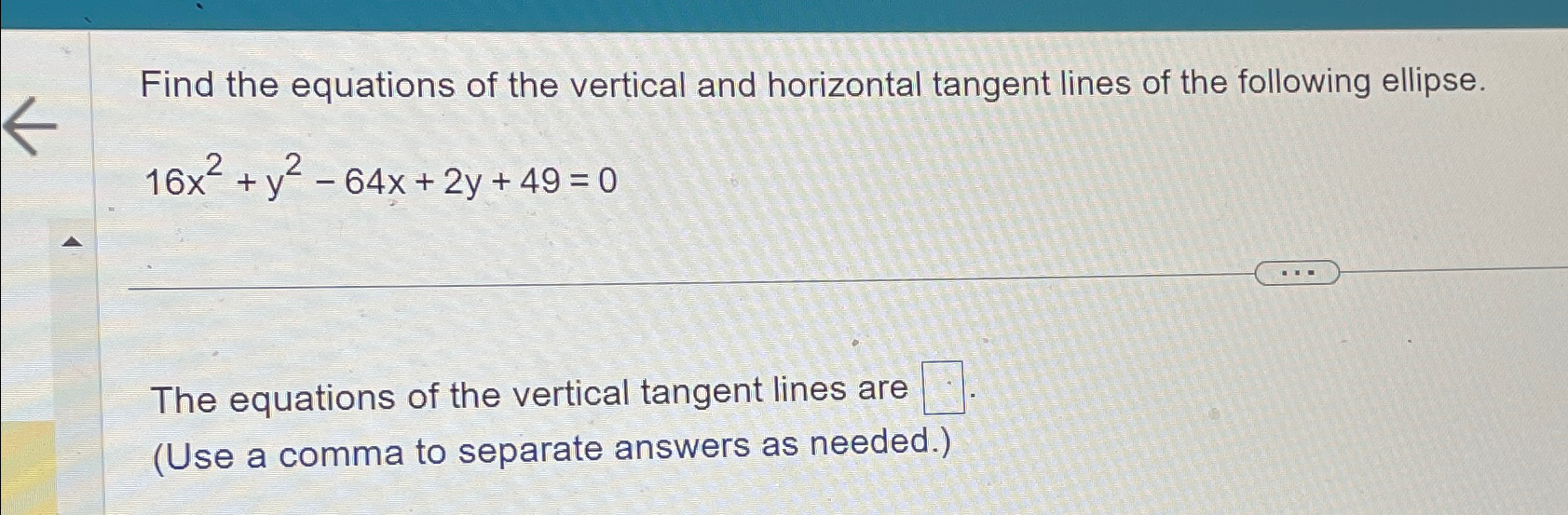 Solved Find the equations of the vertical and horizontal | Chegg.com
