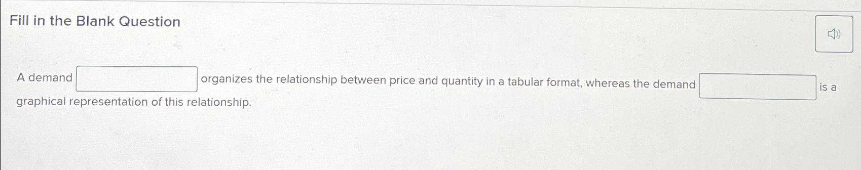 Solved Fill in the Blank QuestionA demand organizes the | Chegg.com