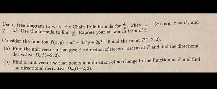 Solved Use a tree diagram to write the Chain Rule formula | Chegg.com