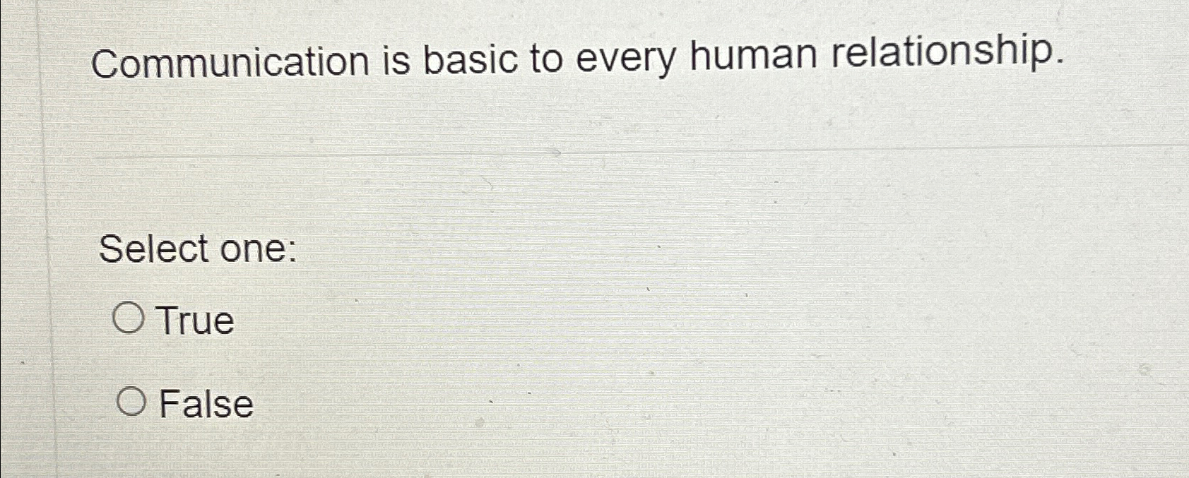Solved Communication is basic to every human | Chegg.com