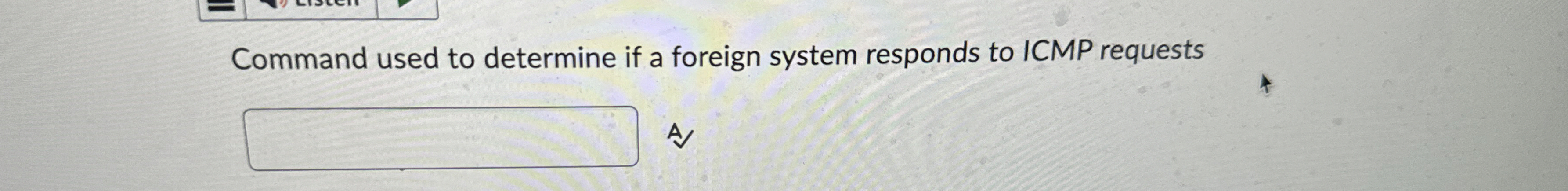 Solved Command used to determine if a foreign system | Chegg.com