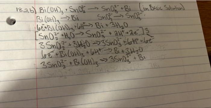 Solved (a) Mn2++H2O2 MnO2+H2O (in basic solution) (b) | Chegg.com